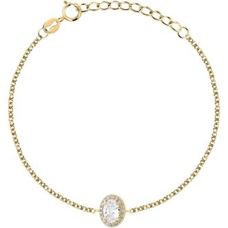 Cleor Bracelet en argent 925/1000 et zircon