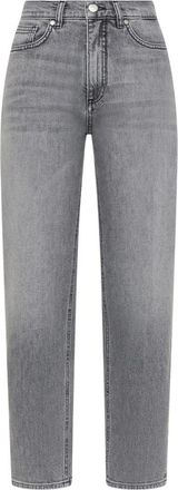 Seventy Femme, Jeans, Gris, Taille: 36 FR Jean Coupe Carotte en Denim