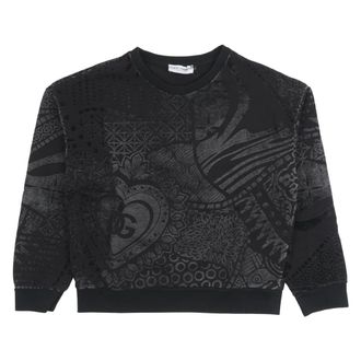 Dolce & Gabbana Homme, Sweatshirts et sweats &agrave; capuche, Noir, Taille: XS SweaT-shirt