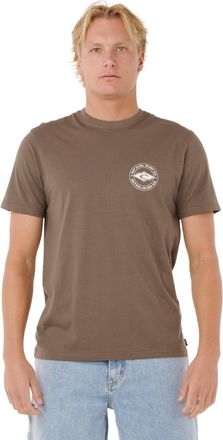 Rip Curl Herren T-Shirt Staple Tee, Gr&ouml;&szlig;e:L, Farben:Rock