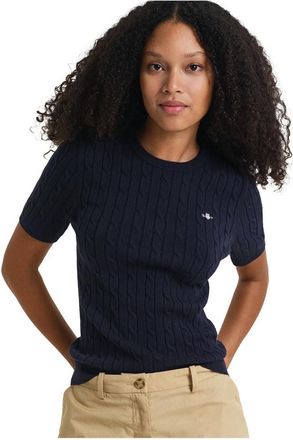 GANT Stretch Cotton Cable SS C-Neck