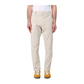 Dondup Homme, Pantalons, Beige, Taille: W34 Pantalon Chinos Casual Bleu
