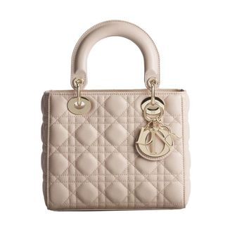 Dior Lady Dior Small Bag - - Bags - Damen - Beige - ONE SIZE