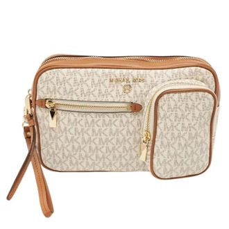 Michael Kors Pre-owned Canvas Wristlet - - Pre-owned - Damen - Beige - ONE SIZE