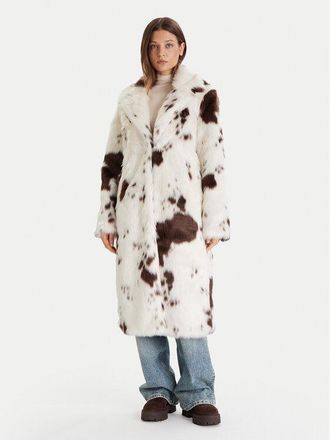 Vero Moda Pelzmantel Crystal 10343568 Beige Loose Fit