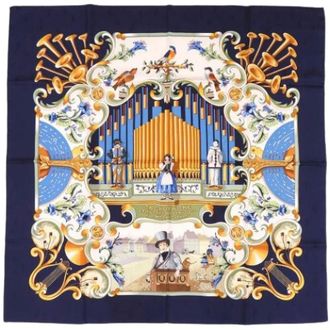 Herm&egrave;s Pre-owned Vintage Silk Scarf - Femme - Pre-owned - Multicolore - Taille: ONE Size