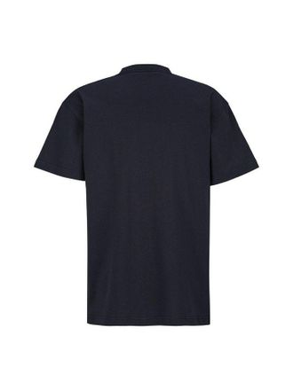 Jacquemus T-Shirt Logo Patch f&uuml;r Herren aus Baumwolle, Viertelarm mit Rundhals und Patch