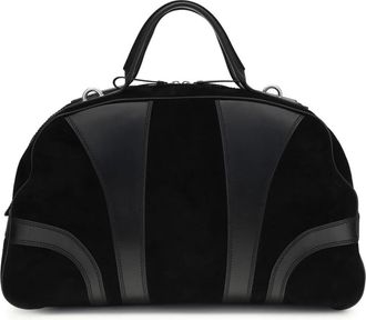 Dries Van Noten Wildleder Reisetasche - - Bags - unisex - Schwarzk - ONE SIZE