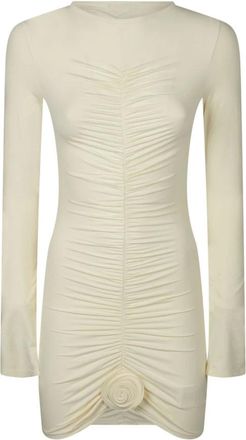 La Reveche Femme, Robes, Beige, Taille: 40 FR Lillibet Draped Short Dress