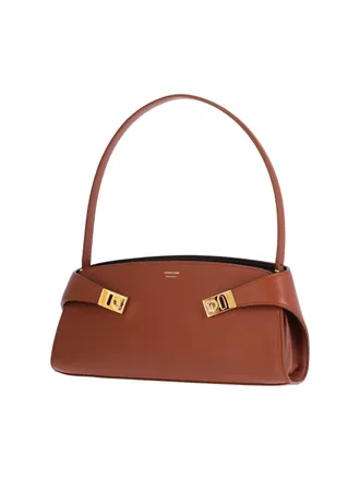 Ferragamo Womens Bags Brown Calf Leather