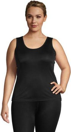 Lands End Seidentop, Damen, Größe:20-22 plus, Schwarz, Seide, by Lands End