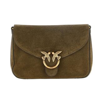 Pinko Pinko - Love Satchel Mini - Femme - Sacs - Vert - Taille: ONE Size