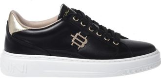 Baldinini Femme, Chaussures, Noir, Taille: 37 EU Leather Baskets