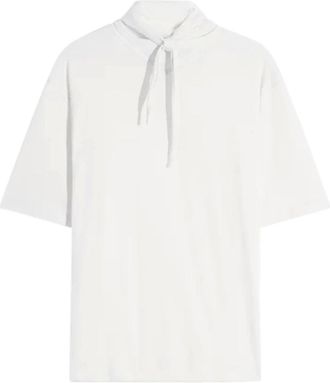 Christophe Lemaire Femme, Tops, Blanc, Taille: 40 FR T-Shirt avec Foulard