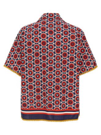 Valentino Garavani Mens Multicolor Cotton Blouse