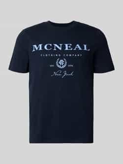 Mc Neal T-Shirt mit Label-Print und Rundhalsausschnitt
