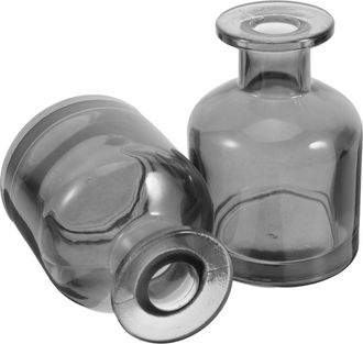 BESPORTBLE 2 St&uuml;ck Glas Diffusorflaschen Rund 150 ml Zylindrische Wiederbef&uuml;llbare Duftflaschen aus Glas f&uuml;r Zuhause B&uuml;ro und Auto Aromatherapie Raumbeduftung