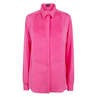 Tom Ford Smokinghemd - - Blouses & Shirts - Damen - Rosa - XS