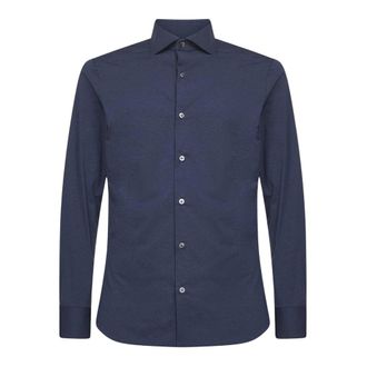 D4.0 Formal Shirts - - Shirts - Herren - Blau - 4XL