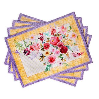 Maison d'Hermine Platzsets, 100 % gek&auml;mmte Baumwolle, Premium-Stoff-Tischsets, 33 x 48,3 cm, dekorativ, waschbar, f&uuml;r Zuhause, K&uuml;che, Esszimmer, Cocktailpartys und Cam