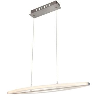 Globo Lighting Luminaire suspendu suspendu &agrave; led 14 watts &eacute;clairage de plafond de chambre damis Globo 67081 &agrave; 1 feuille