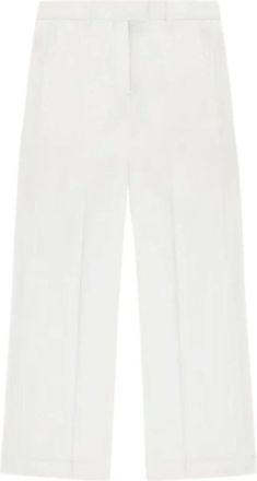 Circolo 1901 Femme, Pantalons, Blanc, Taille: 36 FR Wide Pantalons