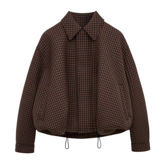 Loewe Wolljacke mit Karomuster - - Jackets - Herren - Braun - M