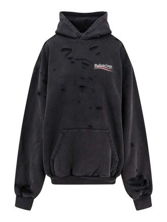 Balenciaga U-Boot-Pullover - Schwarz
