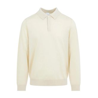 Paul Smith Feinstrick-Poloshirt - - Knitwear - Herren - Beige - M