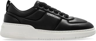 Ferragamo Low-Top Sneaker - Caro Low-top Logo Sneakers - Gr. 43,5 (EU) - in Schwarz - f&uuml;r Damen
