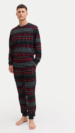 Jack & Jones Jack & Jones Pyjama Tristan 12285375 Schwarz Loose Fit