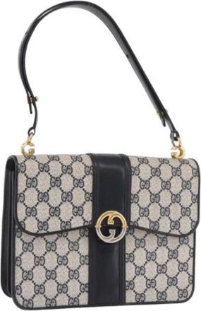 Gucci Sac bandouli&egrave;re vintage Pre-owned - Femme - Pre-owned - Bleu - Taille: ONE Size