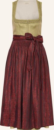 Gottseidank Gottseidank Dirndl Vreni Im Materialmix Mit Leinen gruen