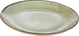 CREATABLE Speiseteller Flachteller Essteller | Steinzeug | Grün | spülmaschinenfest