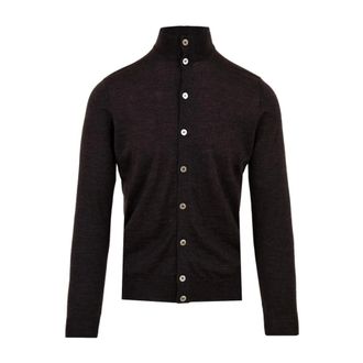 FILIPPO DE LAURENTIIS Strickjacke mit Knopfleiste - - Knitwear - Herren - Braun - S
