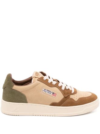 Autry Medalist Sneakers mit Wildledereinsätzen - Nude