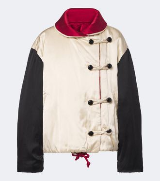 Isabel Marant Wendbare Jacke Bleza aus Seidensatin