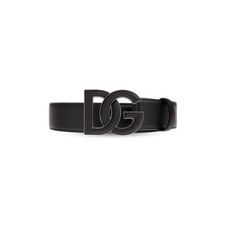 Dolce & Gabbana G&uuml;rtel mit Logo - - Accessories - Herren - Schwarzk - 105 CM