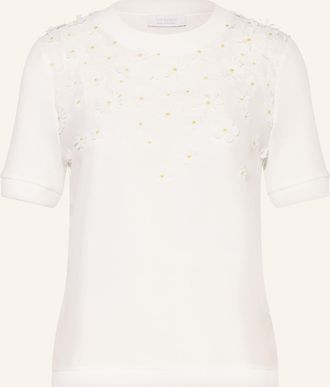 Rich & Royal T-Shirt Im Materialmix weiss