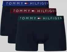 Tommy Hilfiger Trunks aus Baumwoll-Mix im 3er-Pack