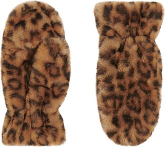 Apparis Gants Coco L&eacute;opard Fibres Recycl&eacute;es Apparis