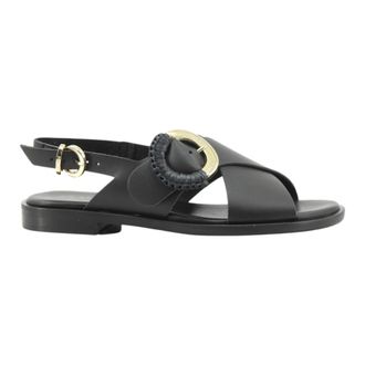 Frau London Sandal - - Shoes - Damen - Schwarzk - 37 EU