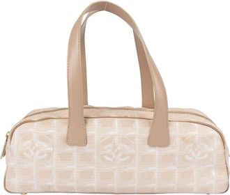 Chanel Crossbody Bags - Chanel Travel Line Monogram Handbag - Gr. unisize - in Beige - f&uuml;r Damen