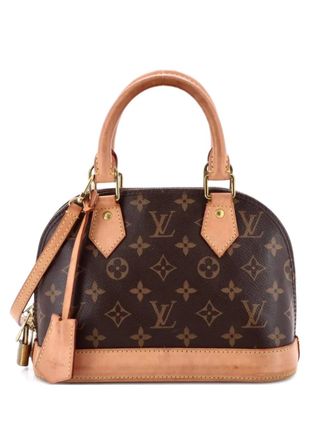 Louis Vuitton Alma Handbag Monogram Canvas BB crossbody bag - Braun