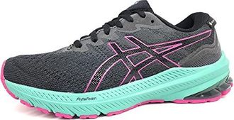 Asics Femmes Gt-1000 11 G-TX Chaussure De Running avec Stabilisateurs Chaussures De Running Black/Fuchsia Red - Noir 39