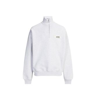 Jacquemus Sweat &agrave; col zipp&eacute; camionneur Gros Grain en coton
