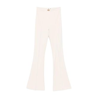 Elisabetta Franchi Femme, Pantalons, Beige, Taille: 44 FR Elisabetta Franchi Rtw
