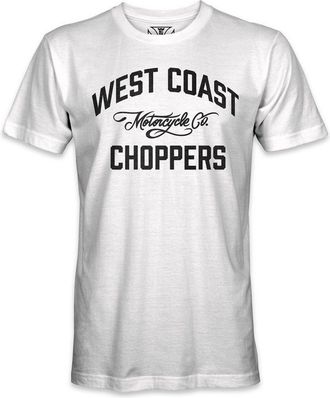 West Coast Choppers T-Shirt Motorcycle Co. Tee White