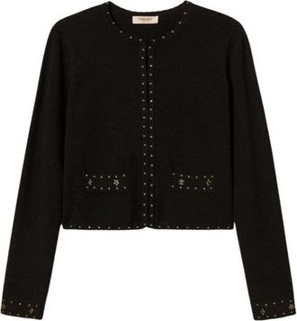 Twin-Set Veste En Maille Twin Set Avec Strass