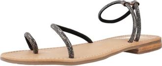 Les Tropeziennes LES TROPEZIENNES PAR M. BELARBI Femme HODAXA Chaussures Ville Sandale, Argent Fonce, 37